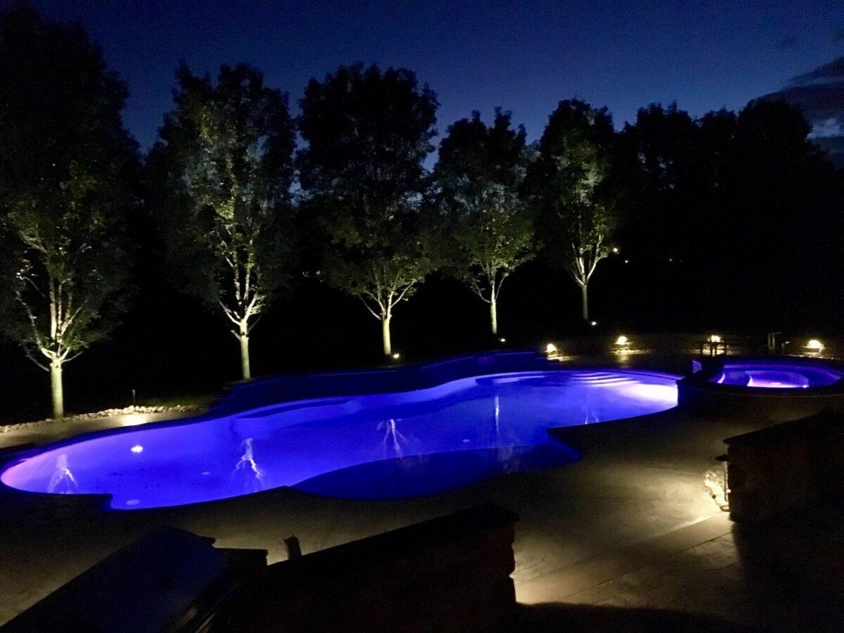 Landscape Lighting Pool | Pool Lighting Services